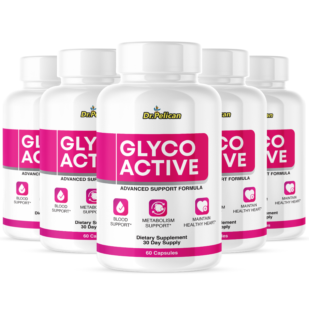 Glyco Active- Blood Support- 5 Bottles- 300 Capsules – Pelican Vitamins