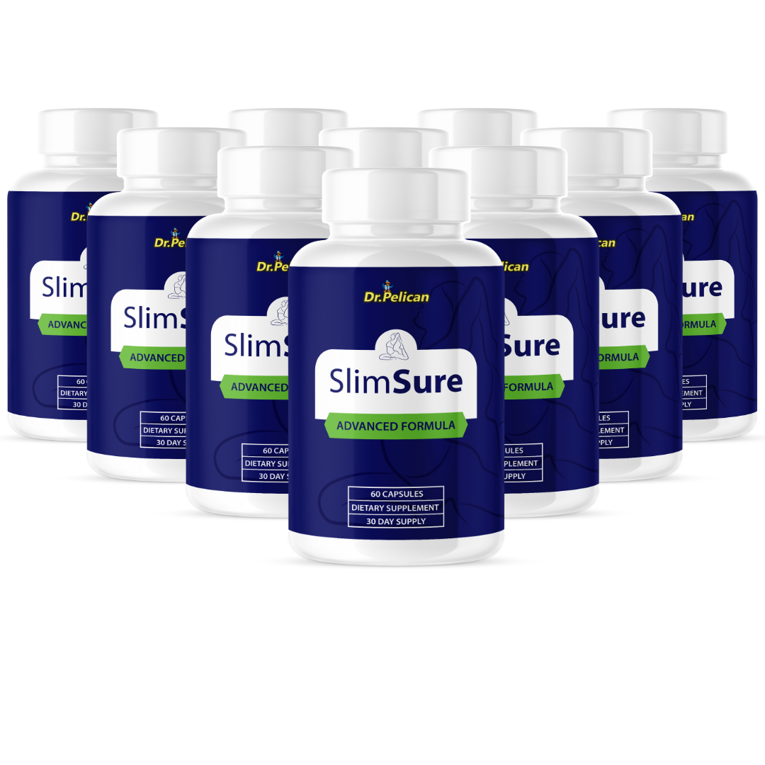 SlimSure- Digestive Support- 10 Bottles- 600 Capsules – Pelican Vitamins