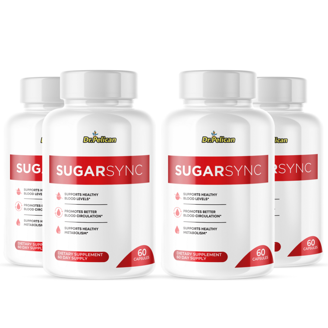 SugarSync Blood Support 4 Bottles 240 Capsules – Pelican Vitamins