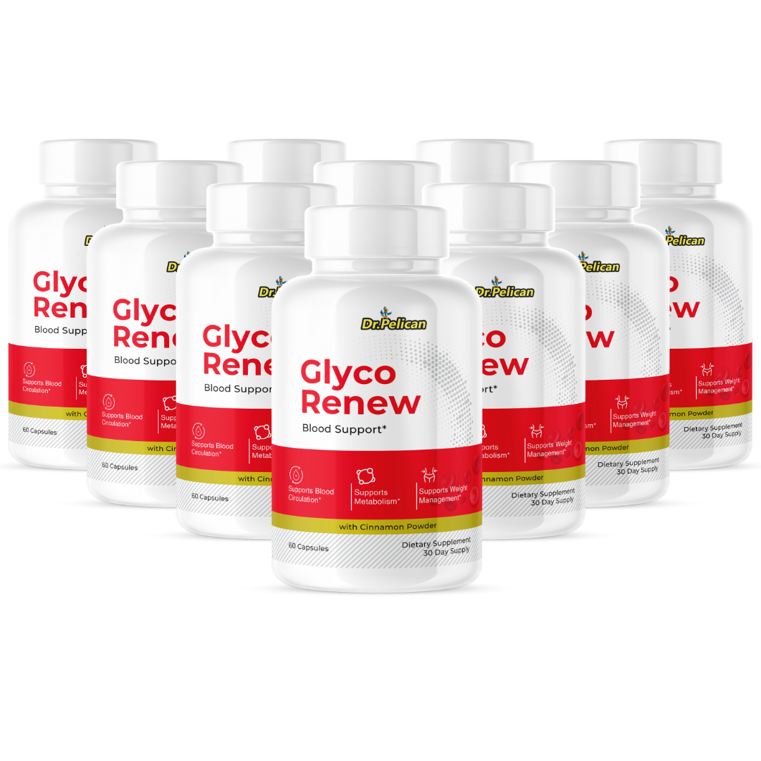 Glyco Renew- Blood Support- 10 Bottles- 600 Capsules – Pelican Vitamins