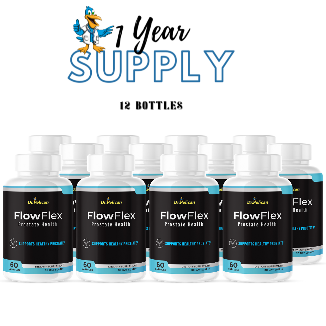 FlowFlex Prostate Support 12 Bottles 720 Capsules – Pelican Vitamins