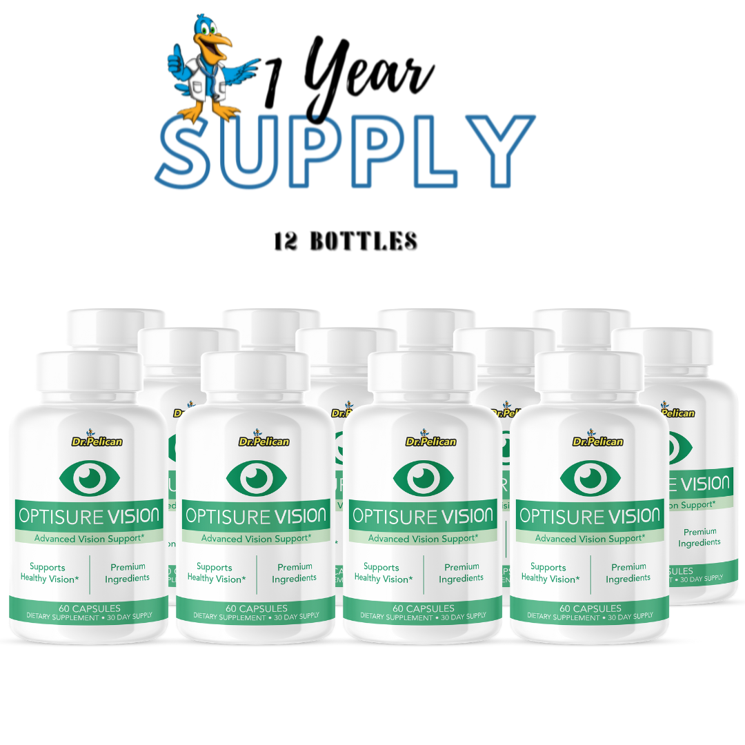 Optisure Vision Eye Support 12 Bottles 720 Capsules – Pelican Vitamins