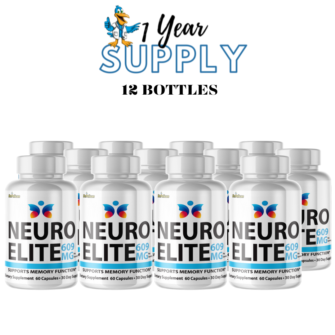 Neuro Elite Brain & Cognitve Support 12 Bottles 720 Capsules – Pelican ...