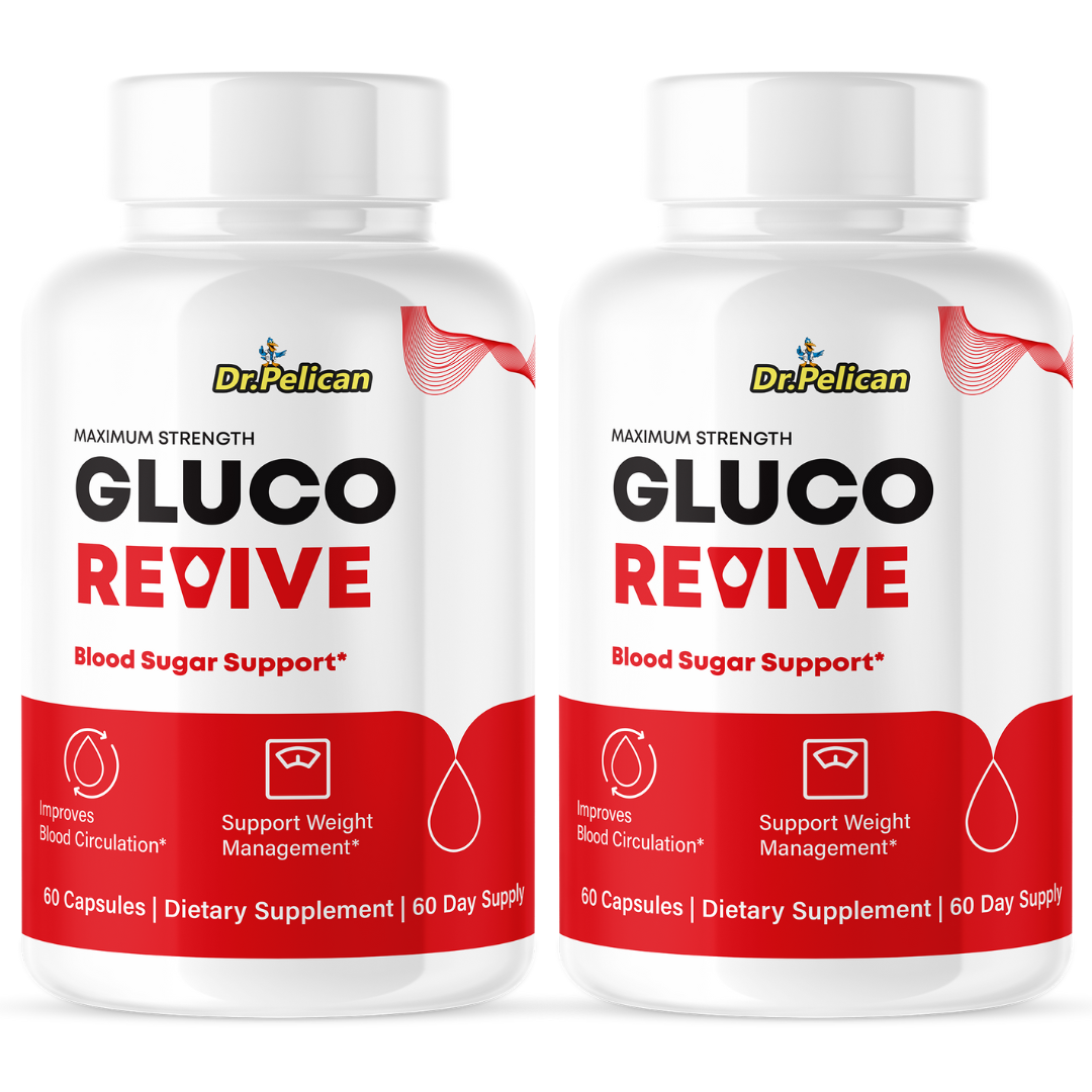 Gluco Revive- Blood Support- 2 Bottles- 120 Capsules – Pelican Vitamins