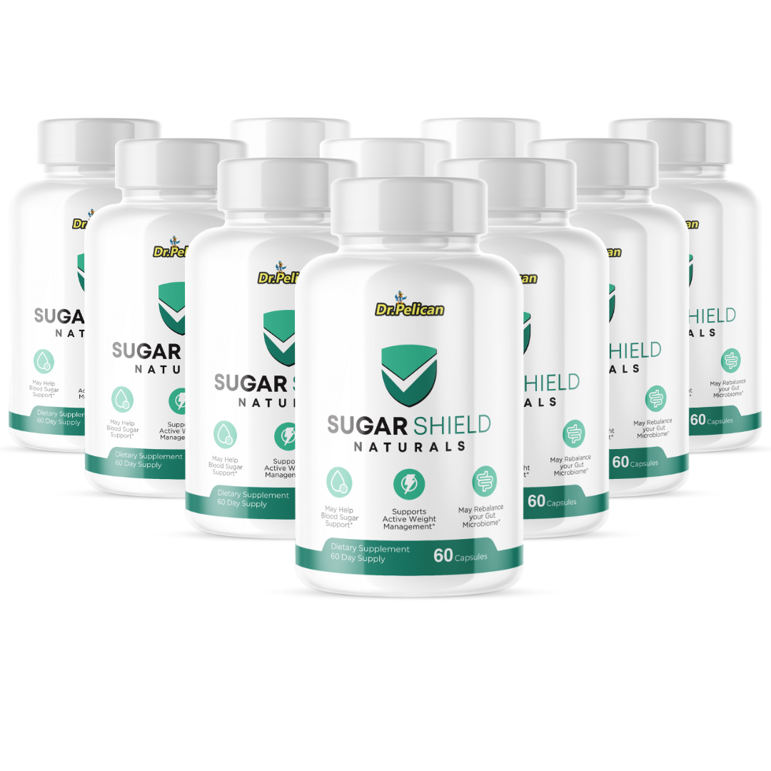 Sugar Shield Naturals Blood Support 10 Bottles 600 Capsules – Pelican ...