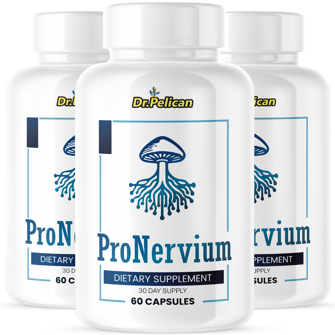 ProNervium Nerve Support 3 Bottles 180 Capsules – Pelican Vitamins