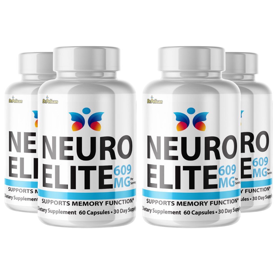 Neuro Elite Brain & Cognitve Support 4 Bottles 240 Capsules – Pelican ...