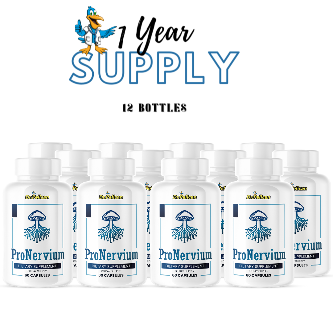 ProNervium Nerve Support 12 Bottles 720 Capsules – Pelican Vitamins