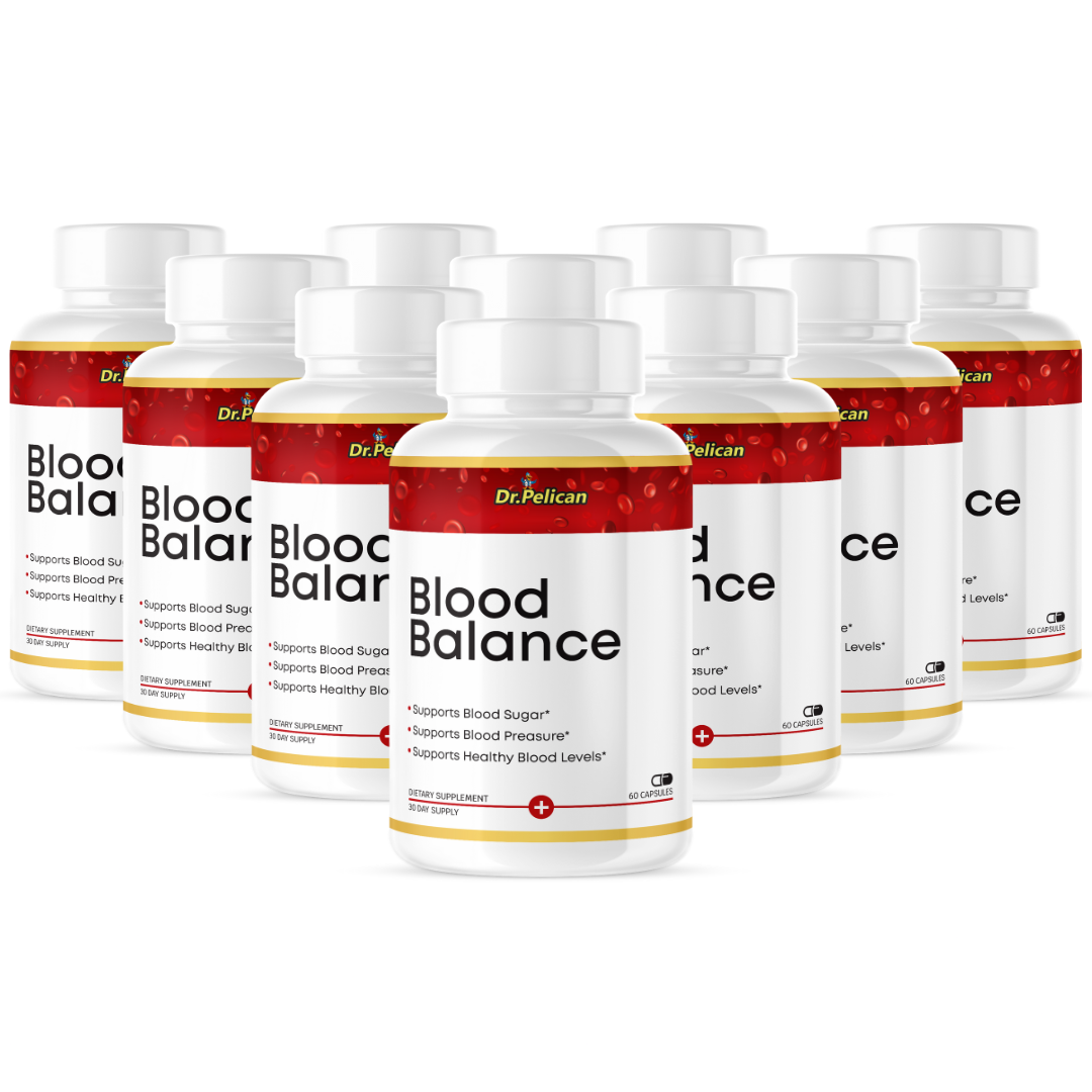Blood Balance- Blood Support- 10 Bottles- 600 Capsules – Pelican Vitamins