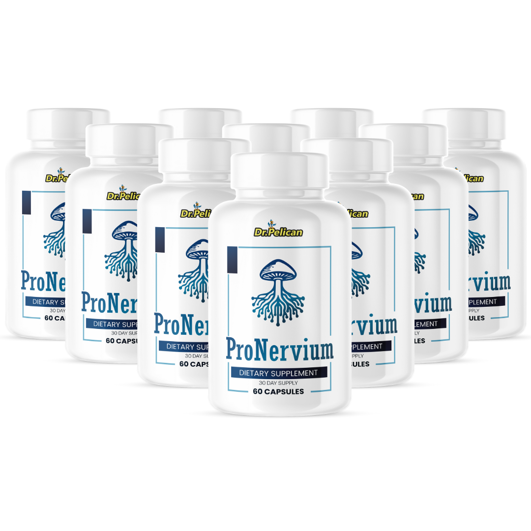 ProNervium Nerve Support 10 Bottles 600 Capsules – Pelican Vitamins