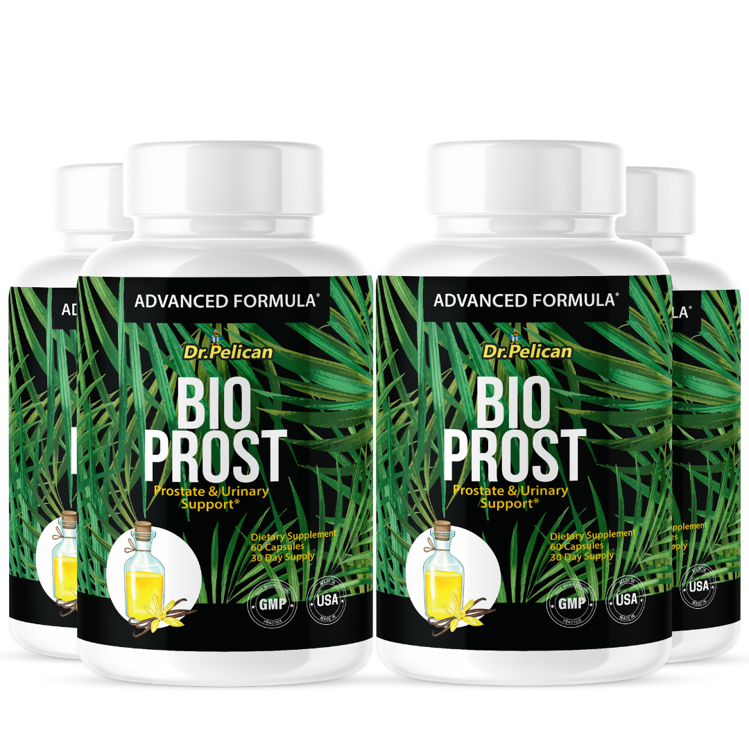 Bio Prost- Prostate Support- 4 Bottles- 240 Capsules – Pelican Vitamins