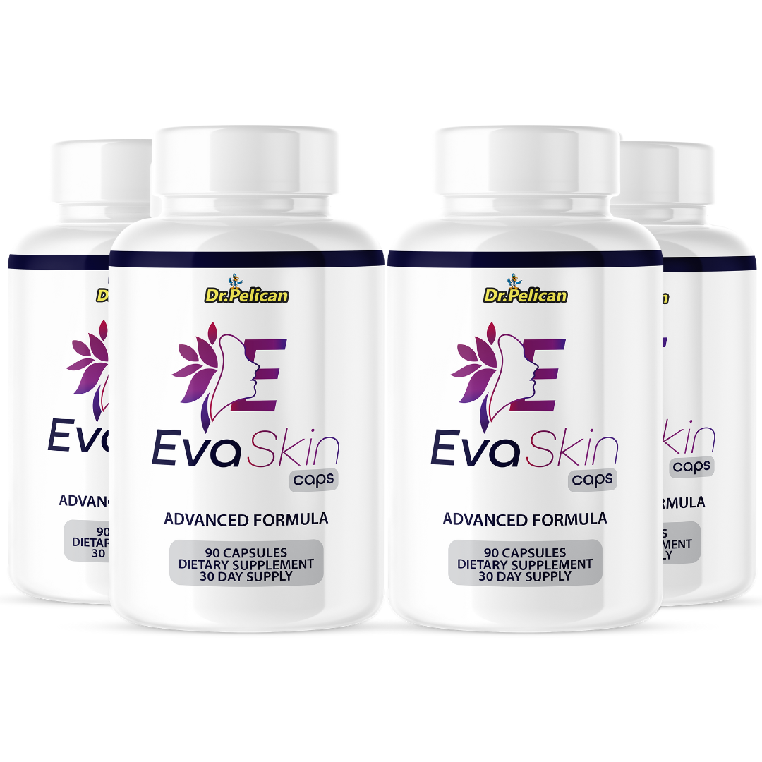 Eva Skin Caps Skin Support with Collagen Complex 4 Bottles 360 Capsule ...