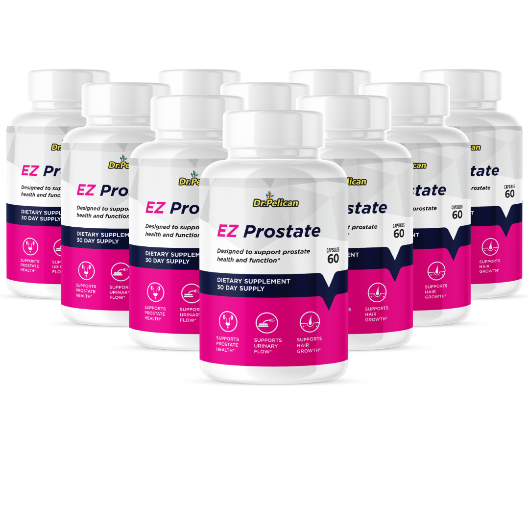 EZ Prostate - Prostate Support- 10 Bottles- 600 Capsules – Pelican Vitamins