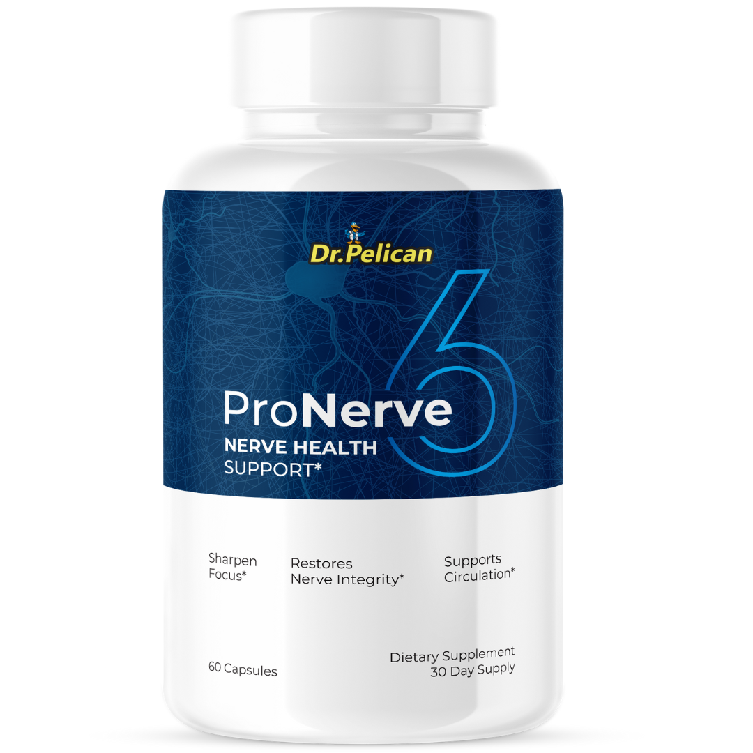 ProNerve 6 - Nerve & Brain Support- 60 Capsules – Pelican Vitamins