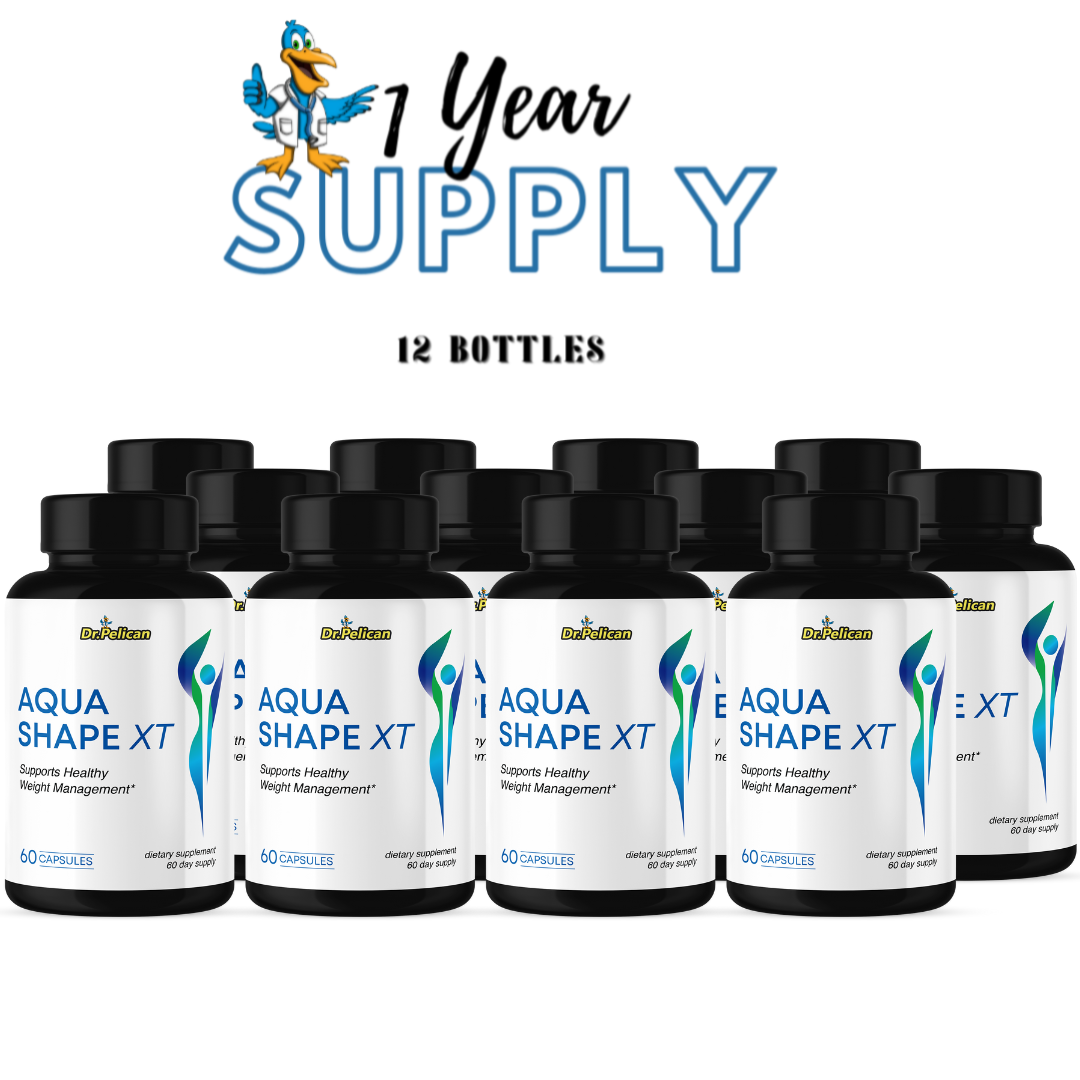 Aqua Shape XT- Keto & Weight Support- 12 Bottles- 720 Capsules ...