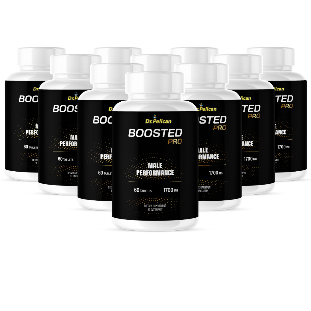 BOOSTED PRO- Men's Health & Performance- 10 Bottles- 600 Tablets ...