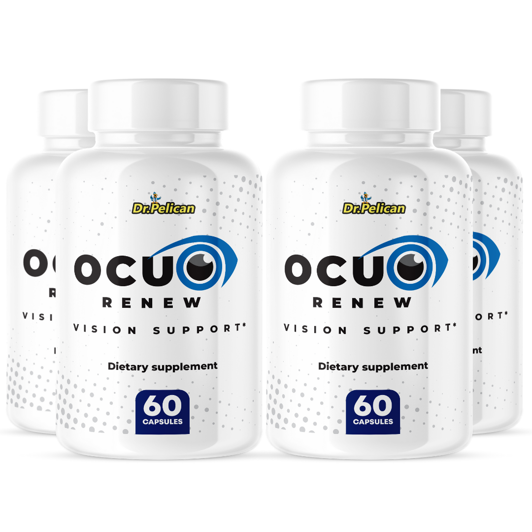 Ocu Renew- Eye Support- 4 Bottles- 240 Capsules – Pelican Vitamins