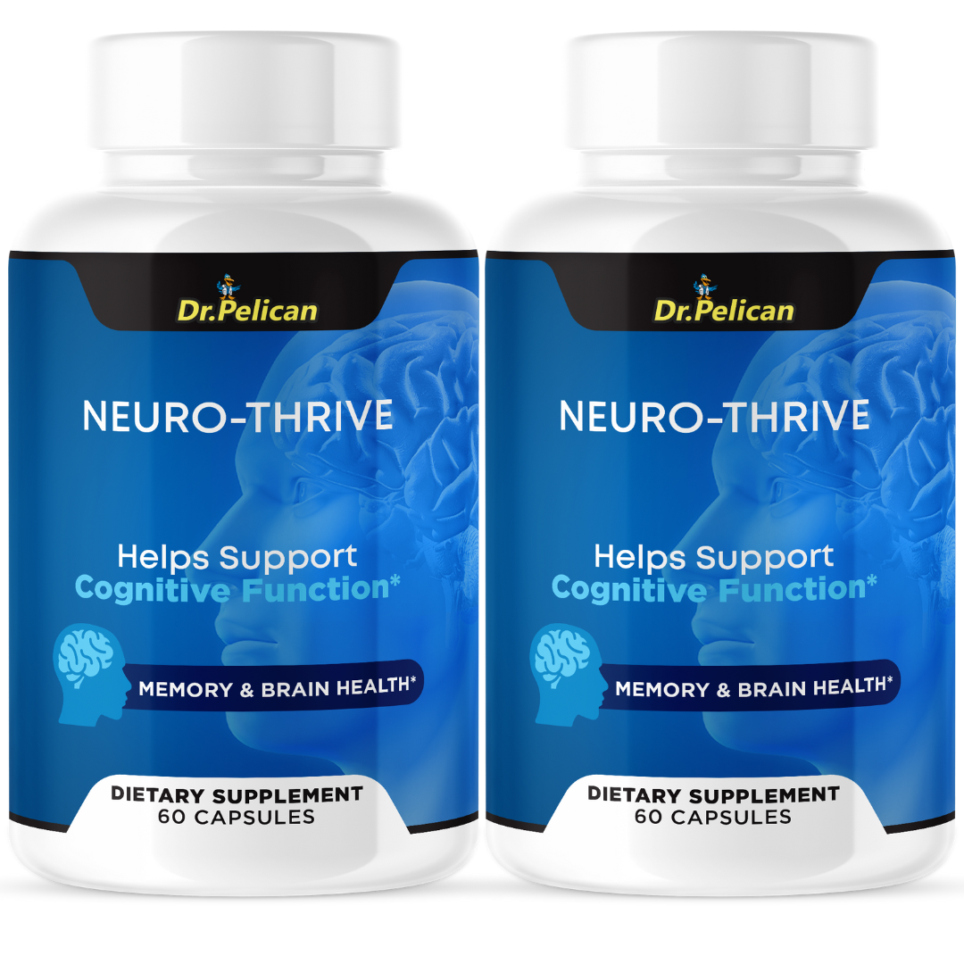 Neuro-Thrive- Brain Support- 2 Bottles- 120 Capsules – Pelican Vitamins