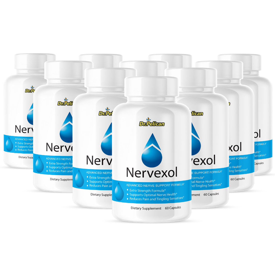 Nervexol- Pain Reducer/ Nerve Health- 10 Bottles- 600 Capsules ...