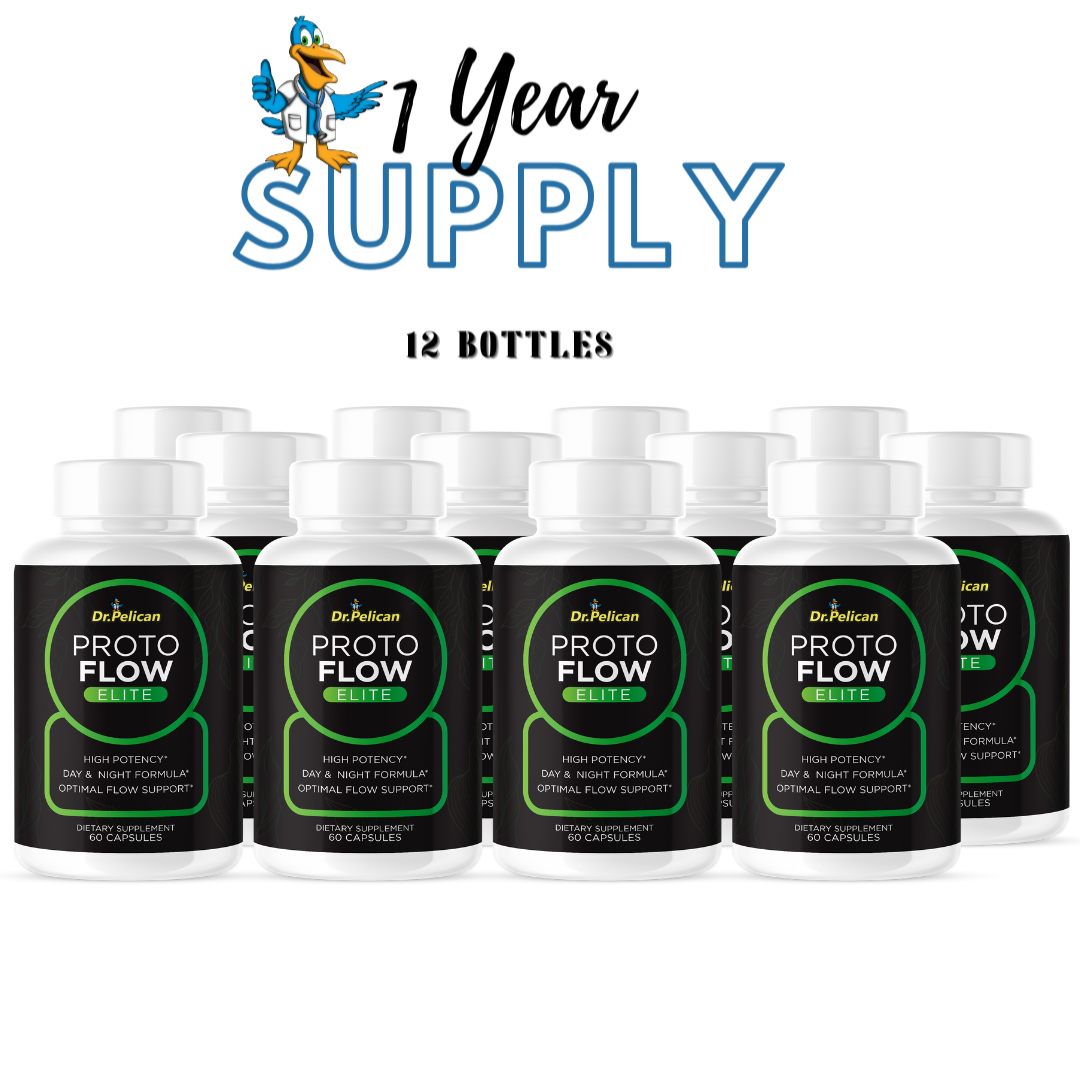 Proto Flow Elite-Optimal Flow Support/Day & Night - 12 Bottles- 720 Ca ...