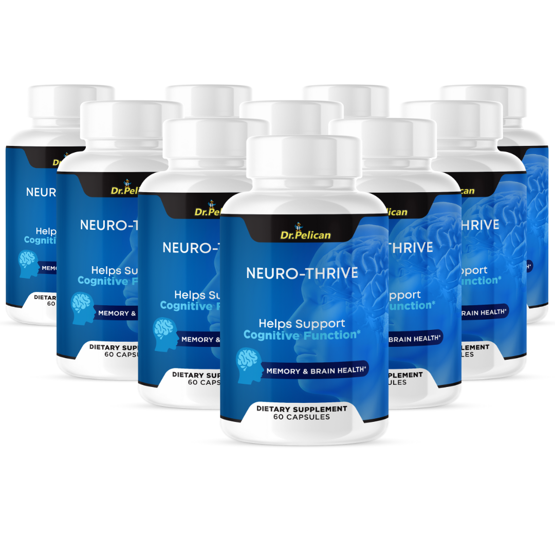 Neuro-Thrive- Brain Support- 10 Bottles- 600 Capsules – Pelican Vitamins