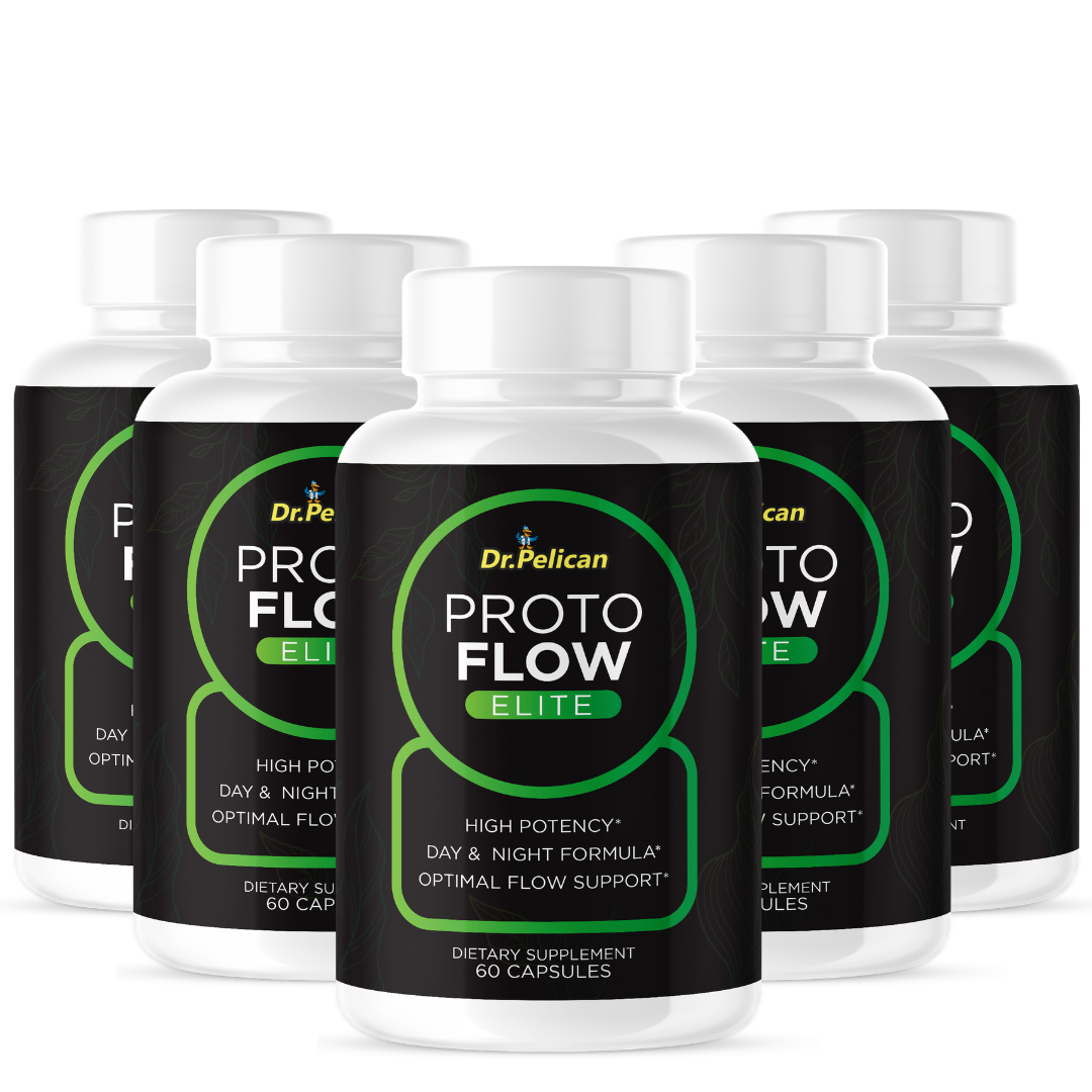 Proto Flow Elite-Optimal Flow Support/Day & Night - 10 Bottles- 600 Ca ...
