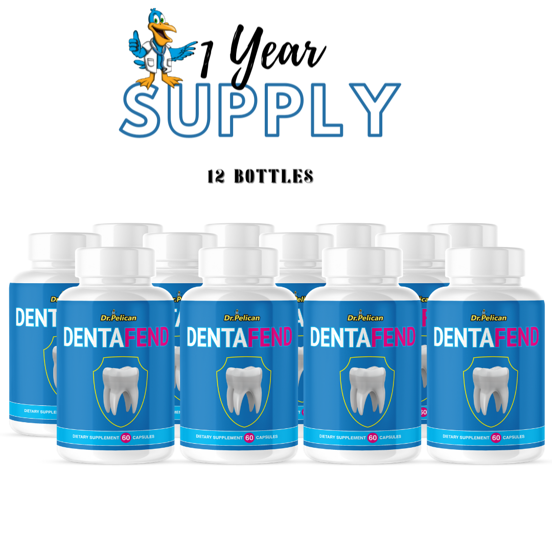 Dentafend-Digestion/ Oral Health / Immune System- 12 Bottles- 720 Caps ...