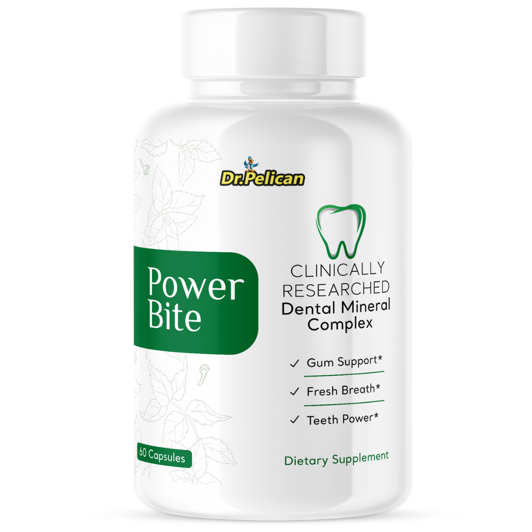Power Bite-Teeth Power/ Gum Support- 60 Capsules – Pelican Vitamins