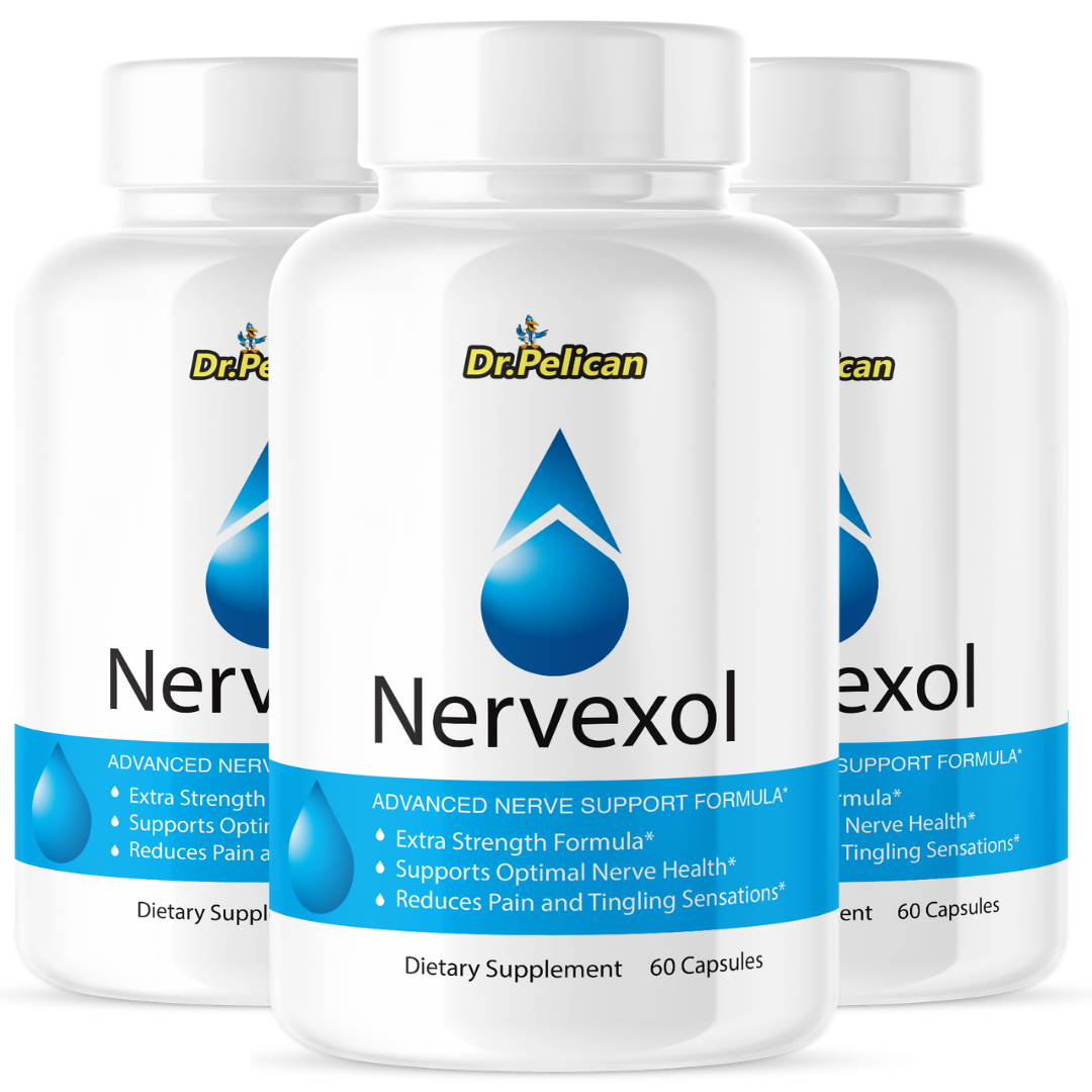 Nervexol- Pain Reducer/ Nerve Health- 3 Bottles- 180 Capsules – Pelican ...