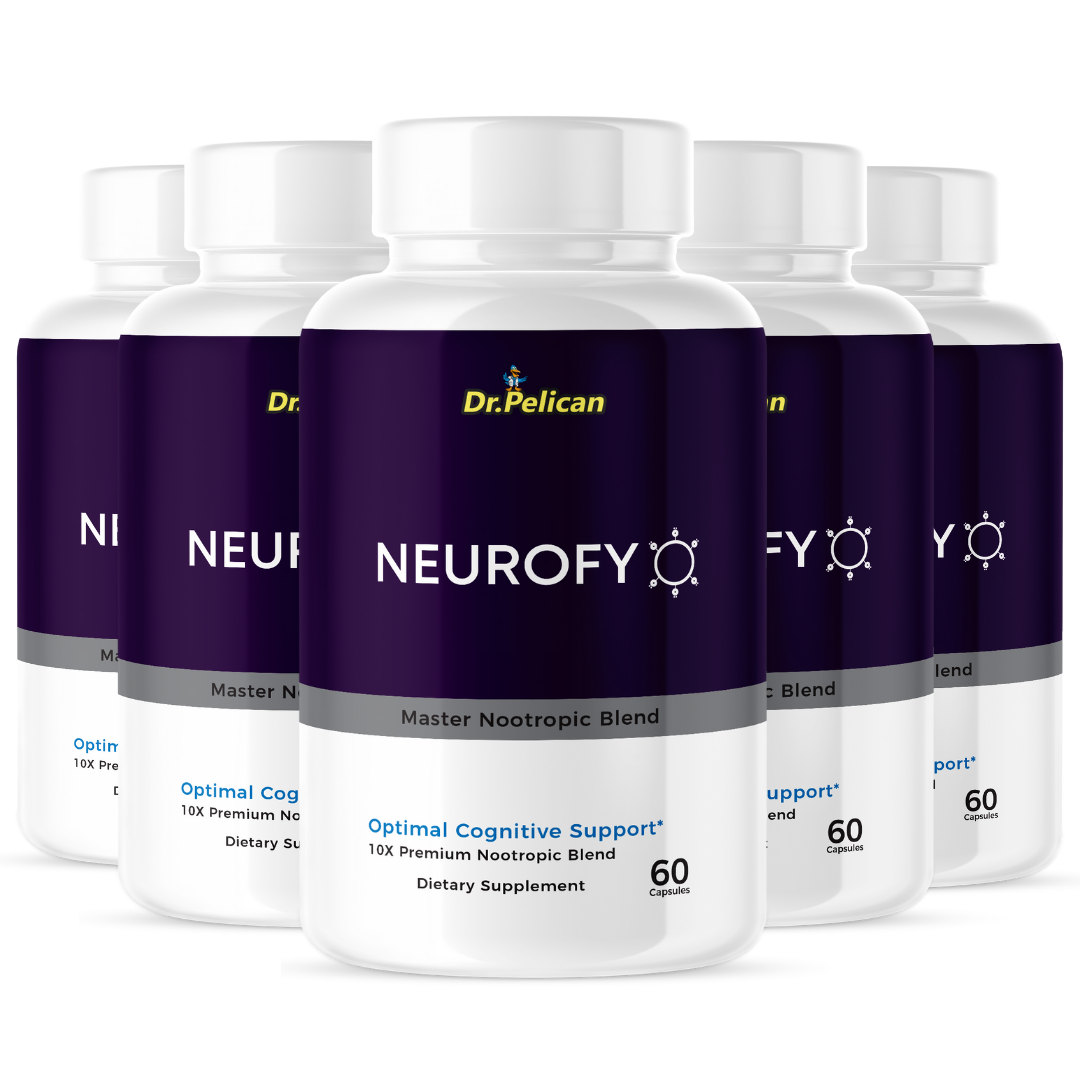 Neurofy-Memory/ Focus/ Mental Clarity- 5 Bottles- 300 Capsules ...