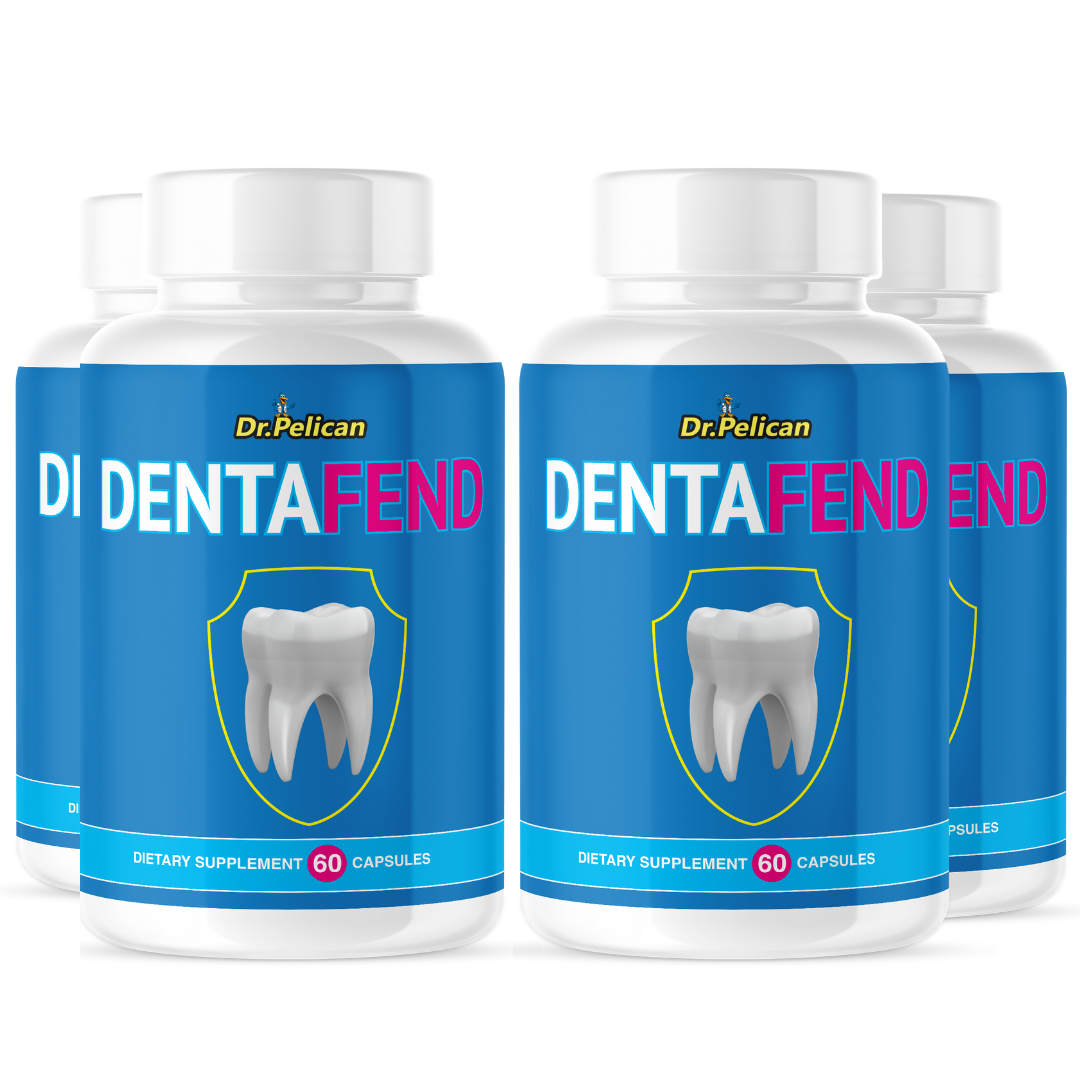 Dentafend-Digestion/ Oral Health / Immune System- 4 Bottles- 240 Capsu ...