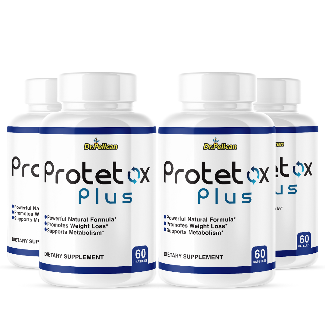 Protetox Plus-Weight Loss/Fat Burner/Metabolism-4 Bottles- 240 Capsule ...