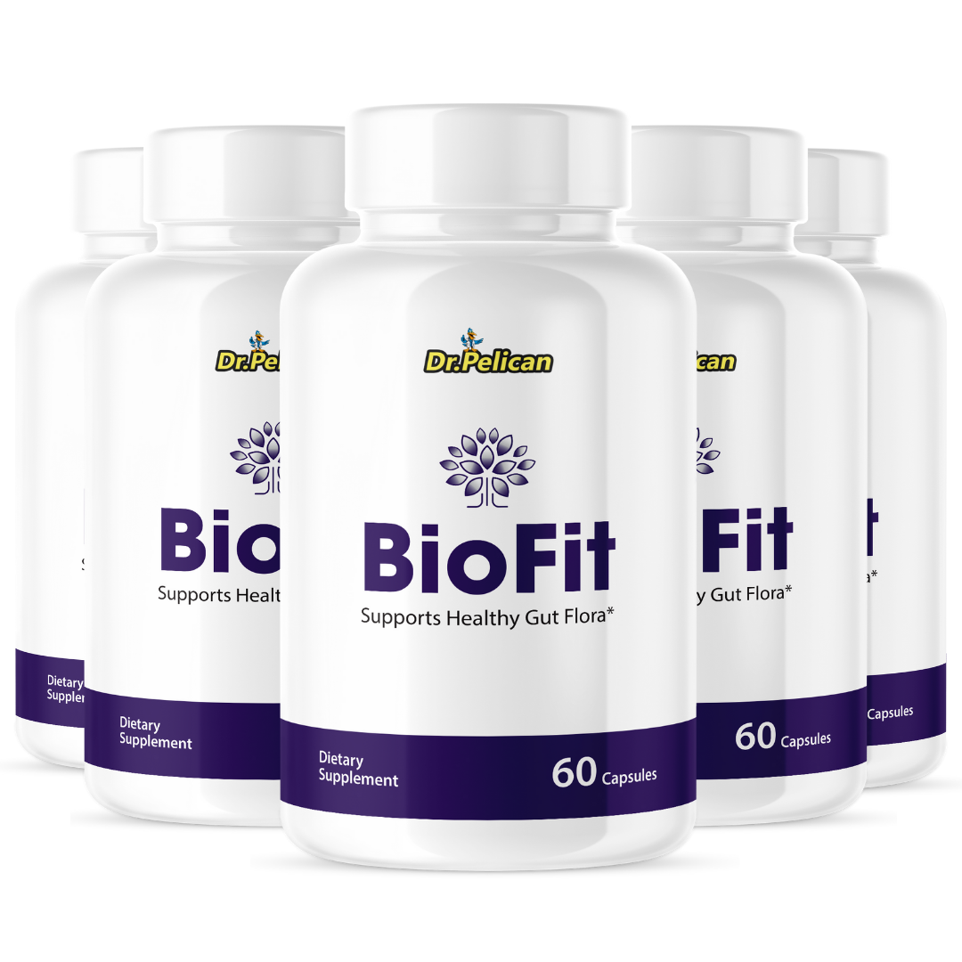 BioFit-Gut & Digestive Health/Weight Management- 5 Bottles- 300 Capsul ...